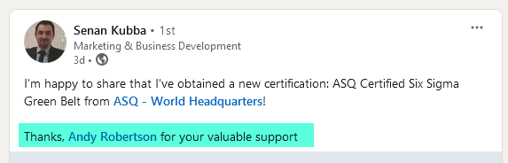 Student Success Stories! - Green Belt Academy